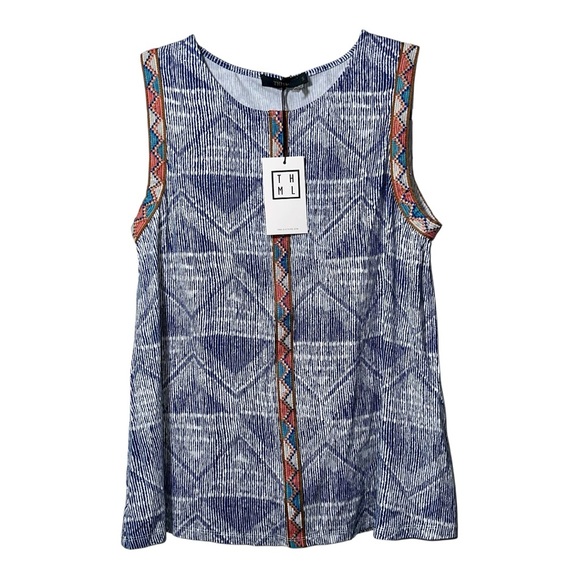 THML | Tops | Nwt Thml Embroidered Tank Small | Poshmark
